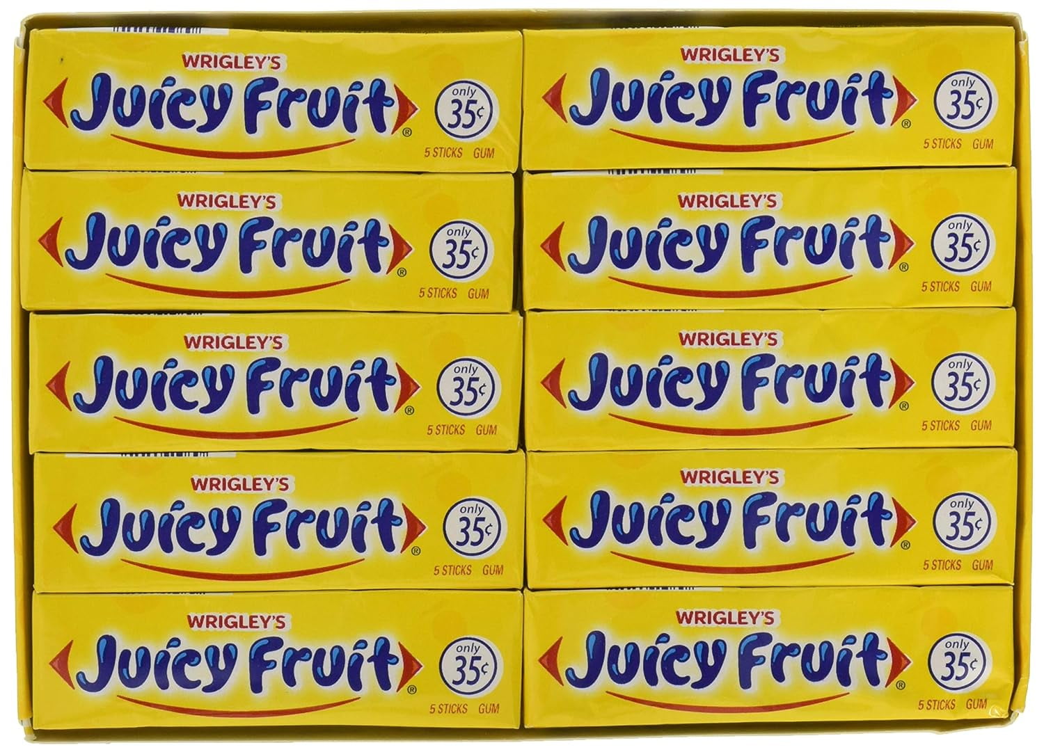 Juicyfruit Gum, 40 Count - Walmart.com