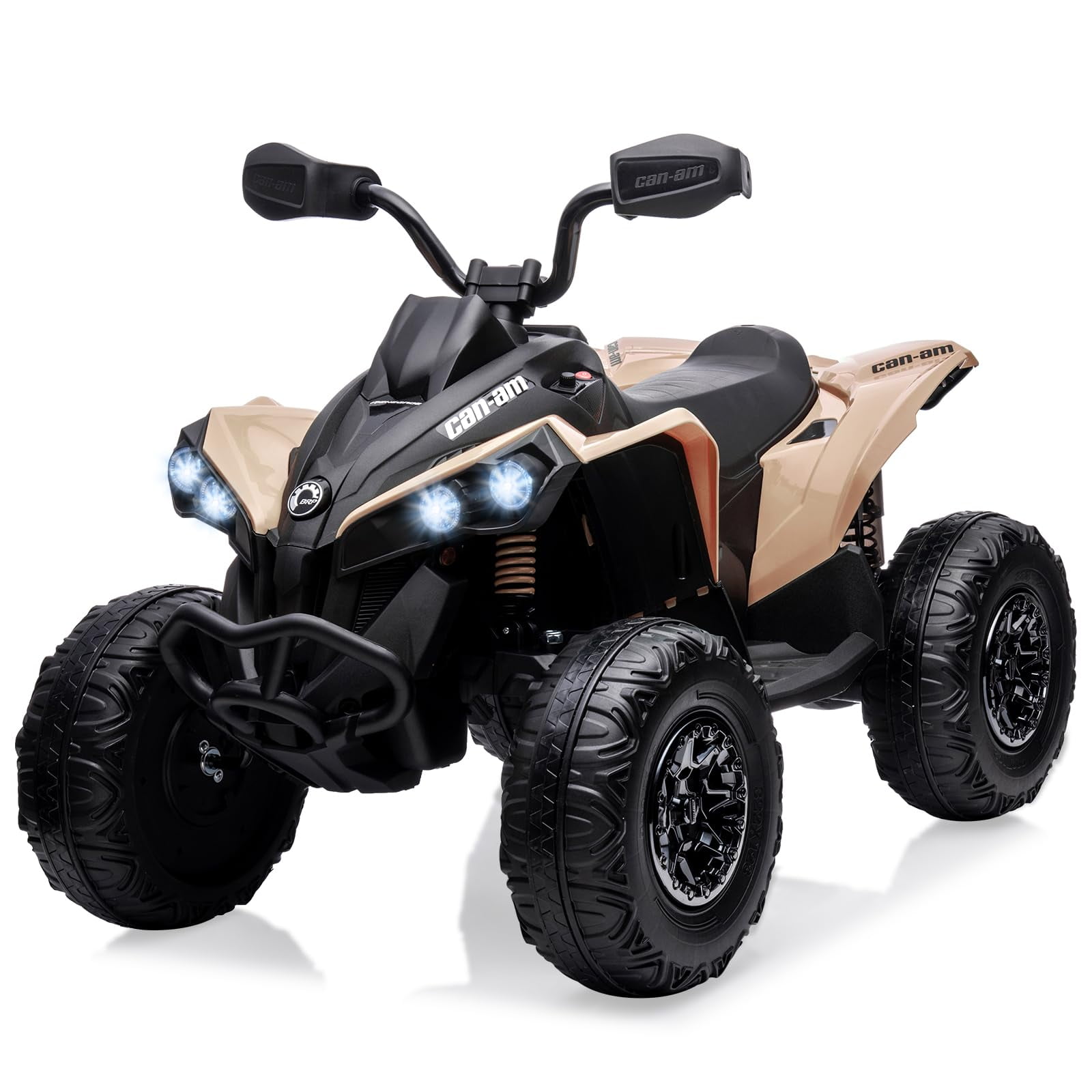Juiluna 12V Kids ATV, Ride on Toy Car Bombardier Licensed BRP Can-am 4 ...