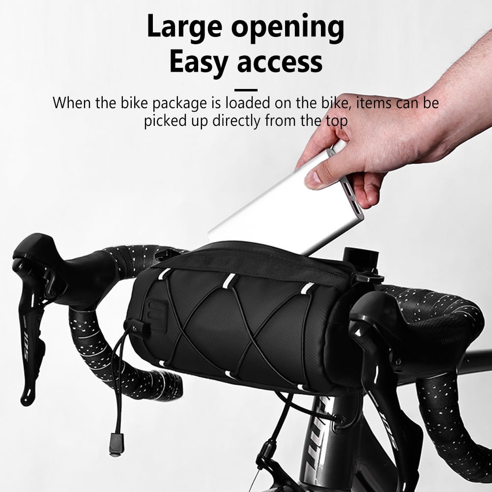 Juiluna Bike Handlebar Bag Front Bike Bags With Shoulder Strap ...