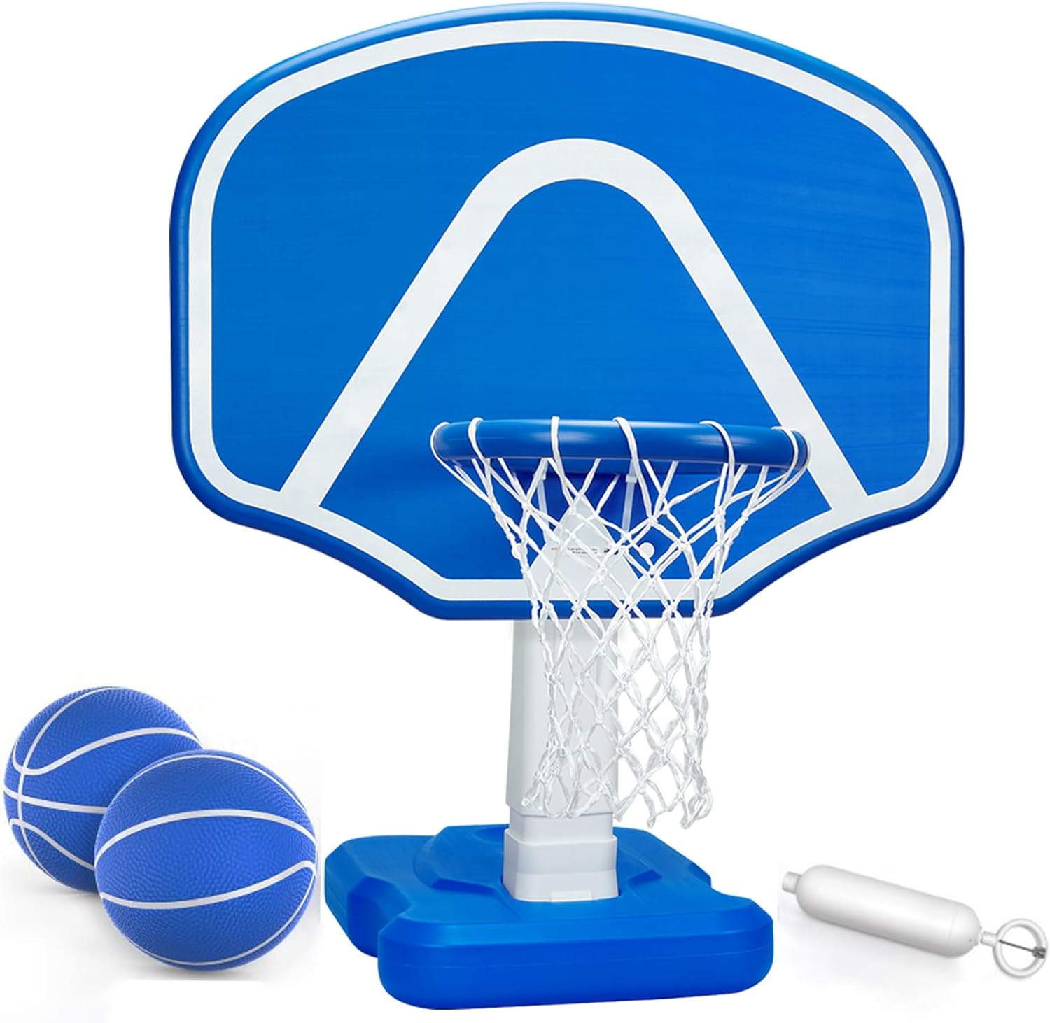 Juiluna Pool Basketball Hoop Poolside, Height Adjustable Swimming Pool ...