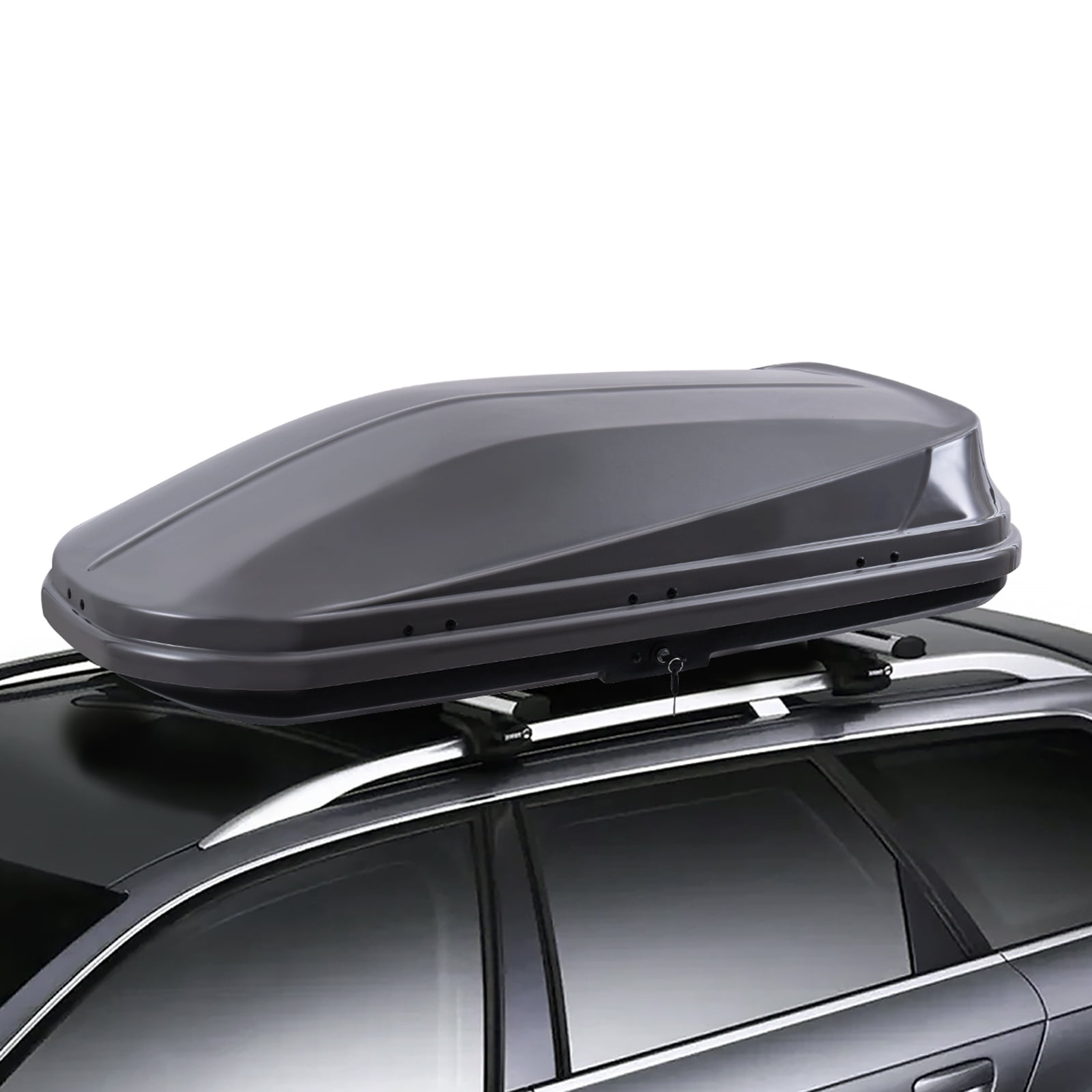 Juiluna Rooftop Cargo Box Carrier Lockable Heavy Duty Top Storage Case ...