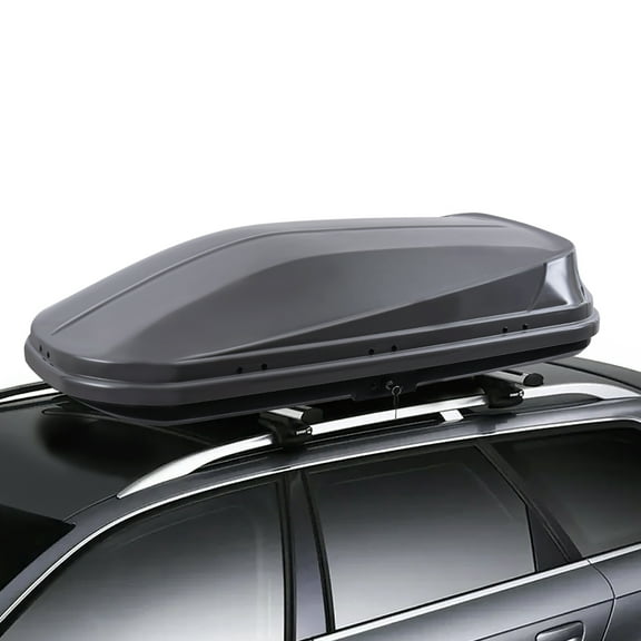 Goplus 14 Cu Ft Rooftop Cargo Box - Heavy Duty, Dual-Sided Opening ...