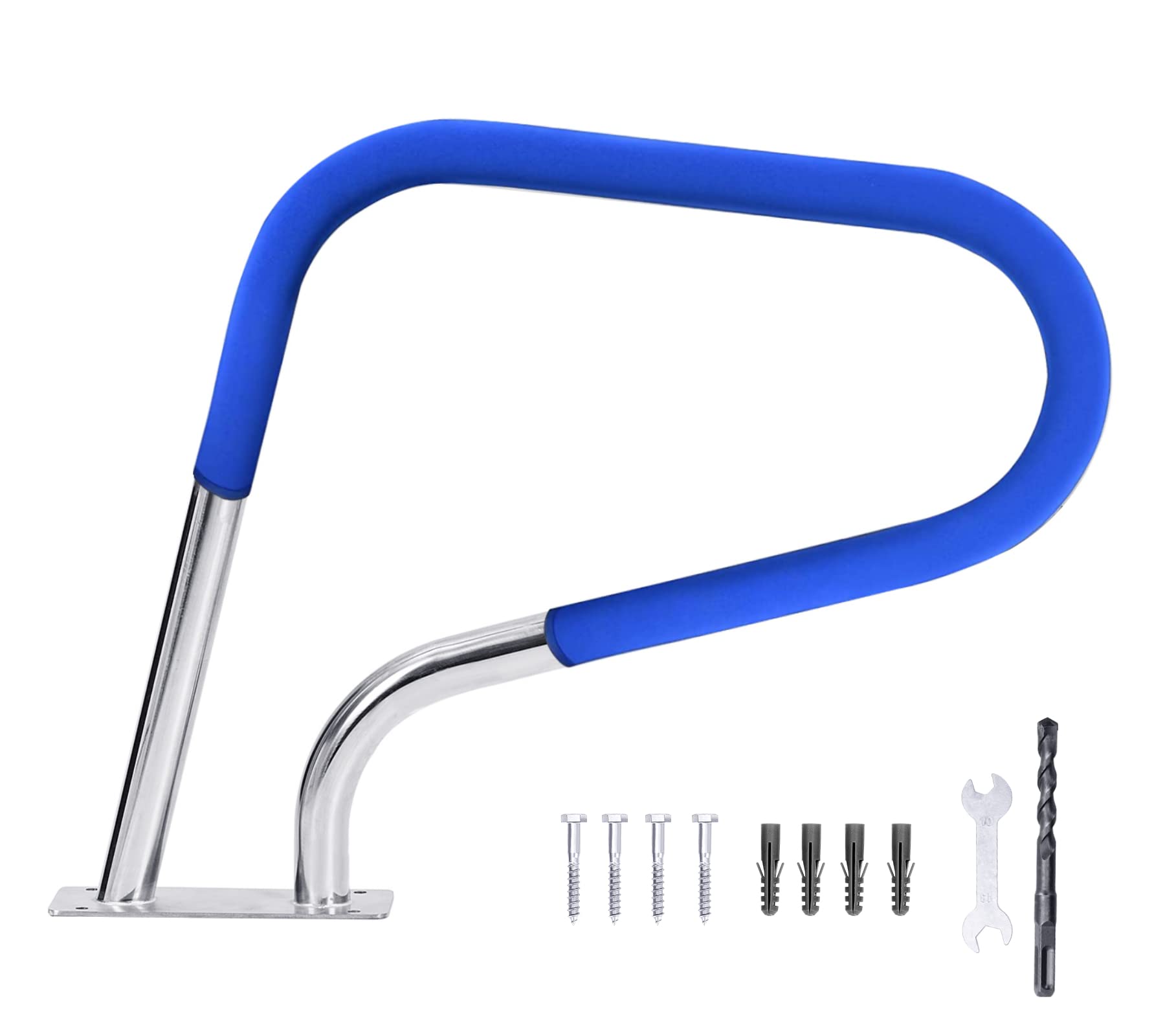 Juiluna Swimming Pool Handrails 30" x 22 "Pool Railings for Inground ...