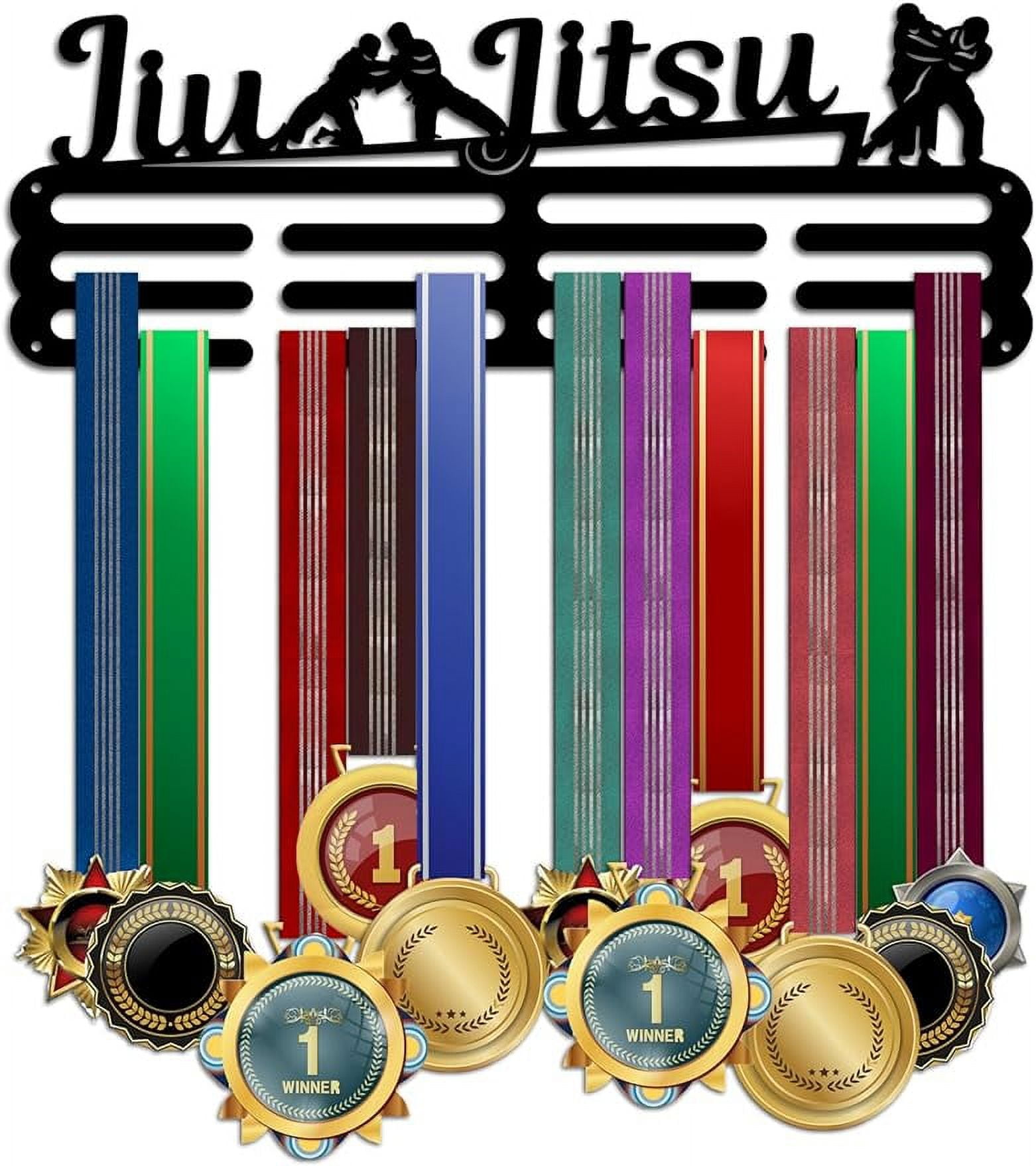 Jujitsu Medal Display Hanger Holder Jiu Jitsu Pattern Medal Holder 15.7 ...
