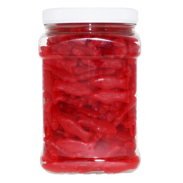 Juju Fish Red Large 3LB - Original Red Chewy Juju Fish in 64 FL OZ Gift ...