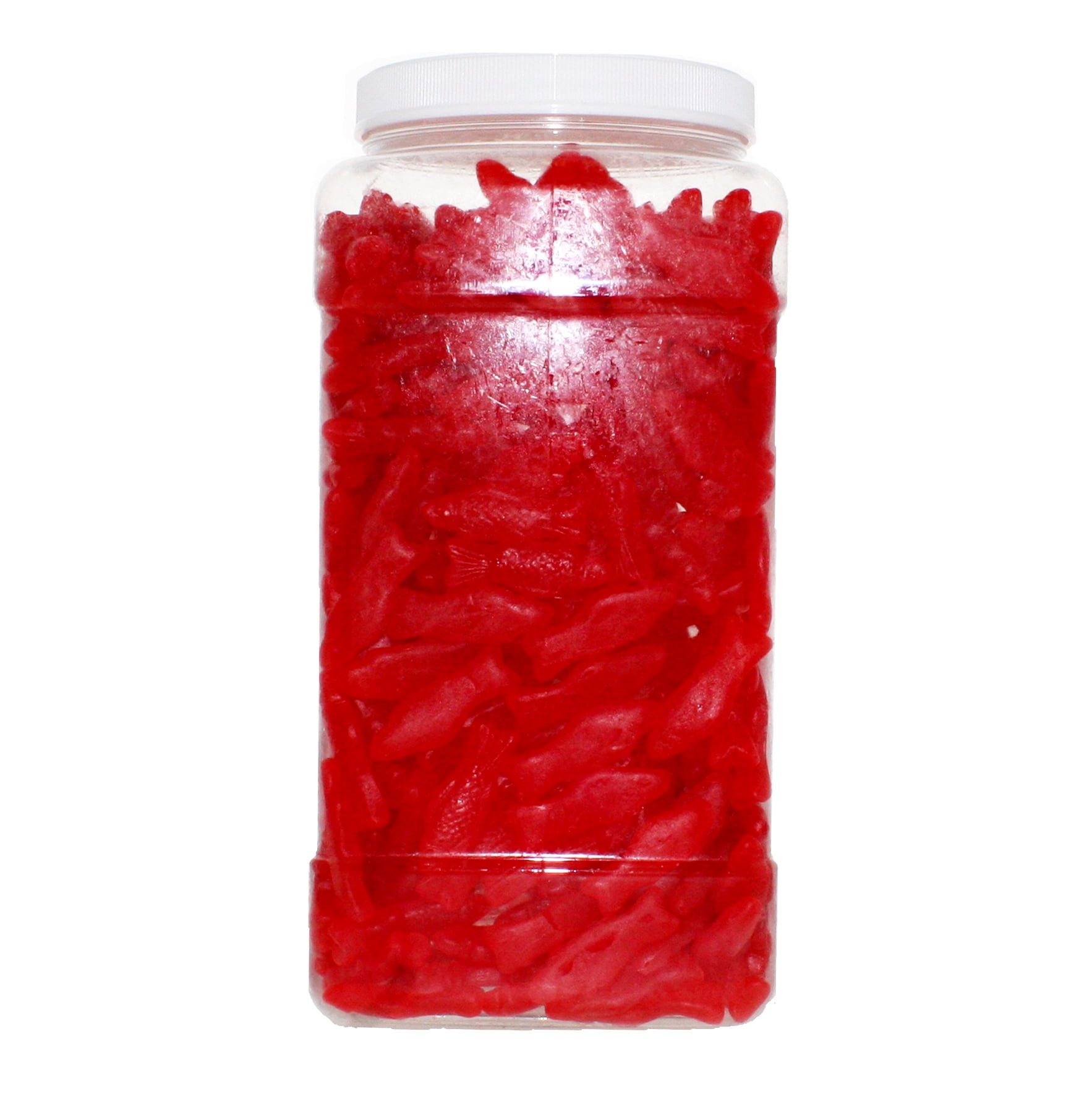 Juju Fish Red Large 6LB - Original Red Chewy Juju Fish in 128 FL OZ ...