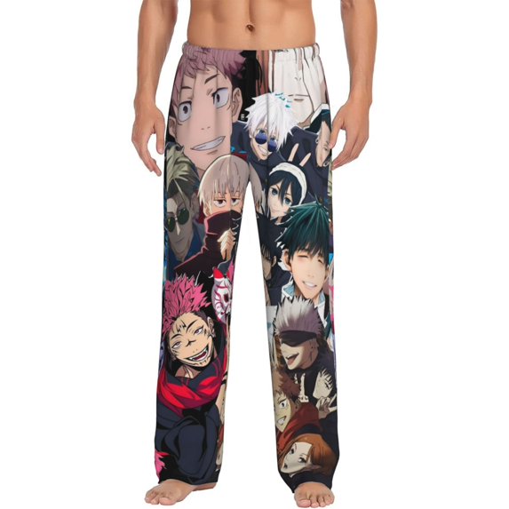Juju-tsu-Kaisen Satoru Gojo Men's Pajama Pants Mens Separate Bottoms ...