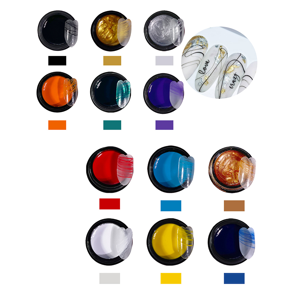Jujunice Japanese nail painting DIY creative drawing drawing drawing ...