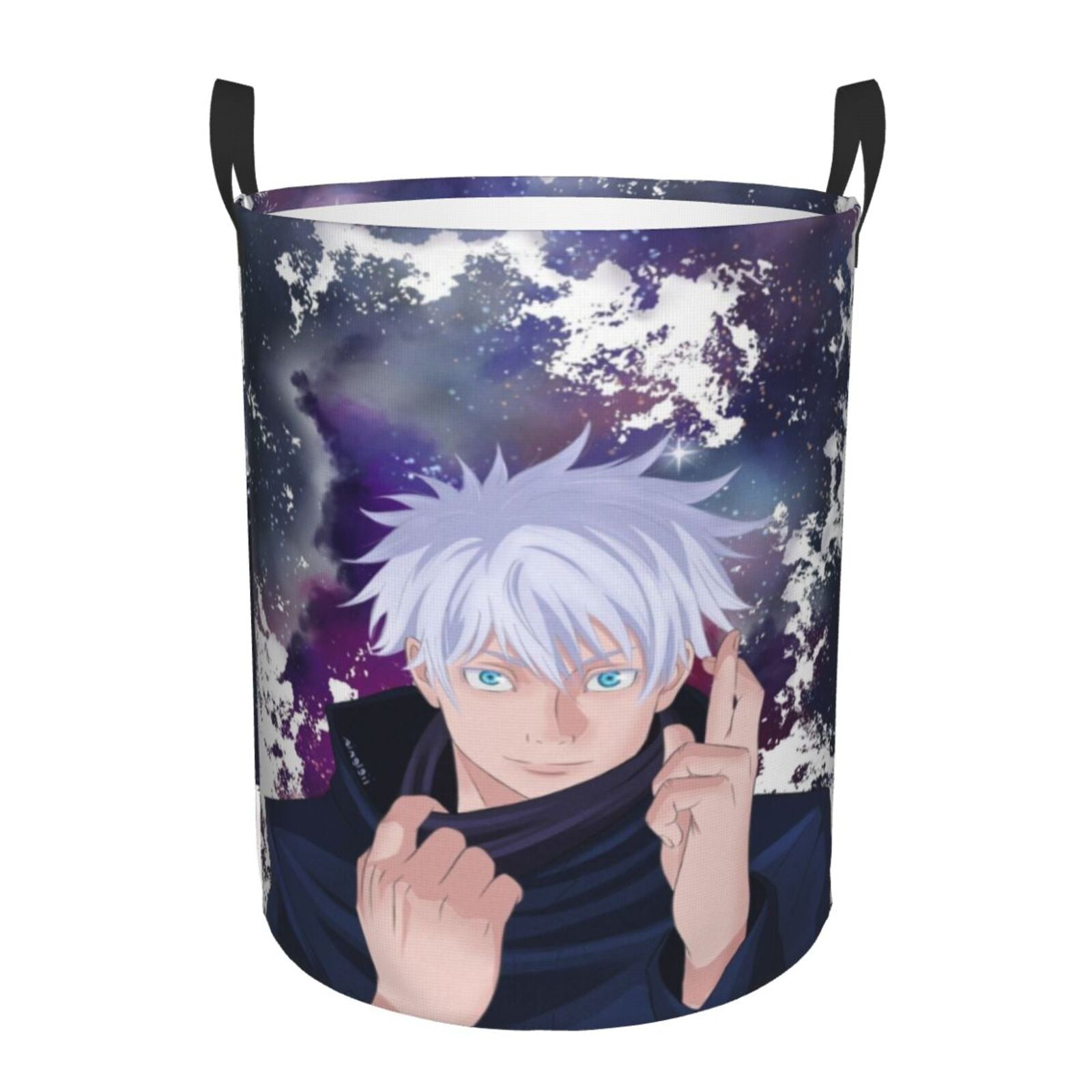Jujutsu Anime Kaise Laundry Hamper Circular Laundrys Basket Waterproof ...