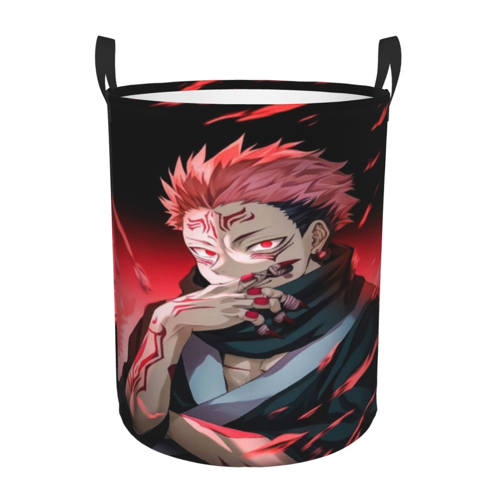 Jujutsu Anime Kaise Laundry Hamper Circular Laundrys Basket Waterproof ...