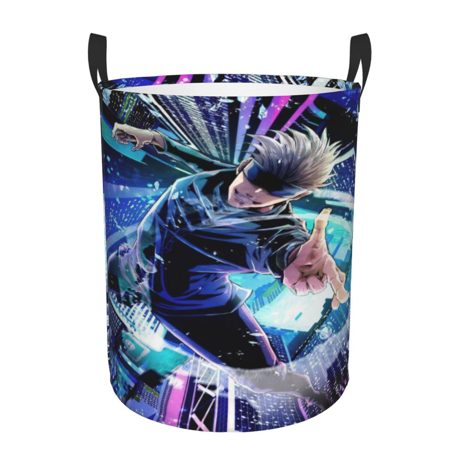 Jujutsu Anime Kaise Laundry Hamper Circular Laundrys Basket Waterproof ...