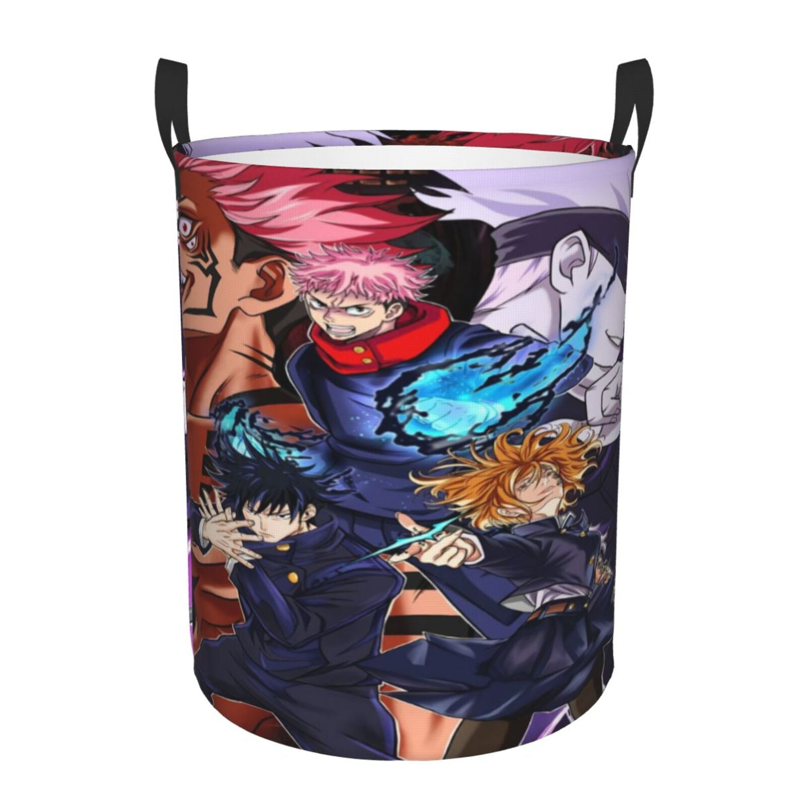 Jujutsu Anime Kaise Laundry Hamper Circular Laundrys Basket Waterproof ...