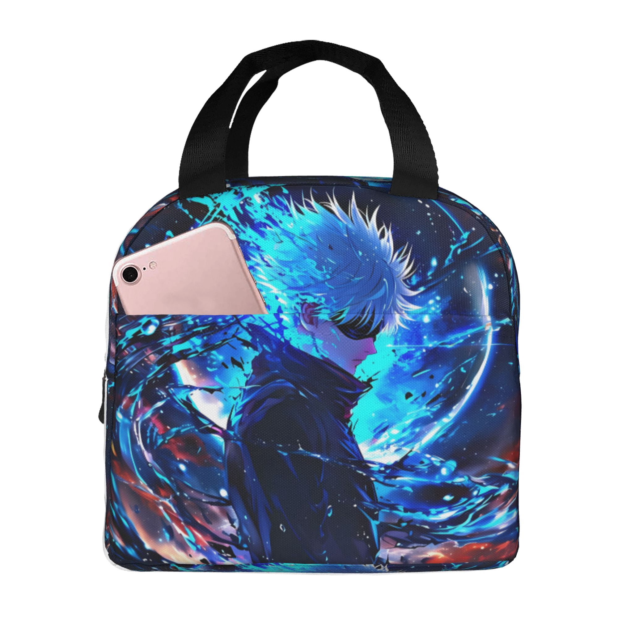 Jujutsu Anime Kaisen Satoru Gojo Lunch Bag Tote Bag Insulated Lunch Box ...