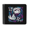 Jujutsu Anime Kaisen Wallet for Men Leather Purse Clutch Card Holders ...