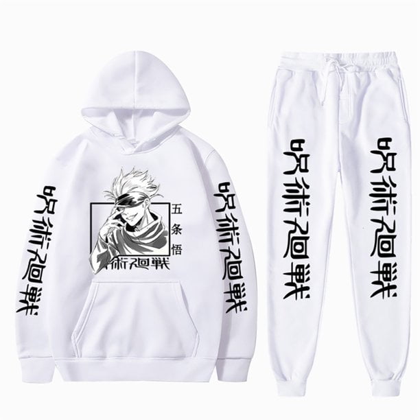 Jujutsu Battle 3 Gojo Goku Leg Pants Sports Hoodie Set - Walmart.com