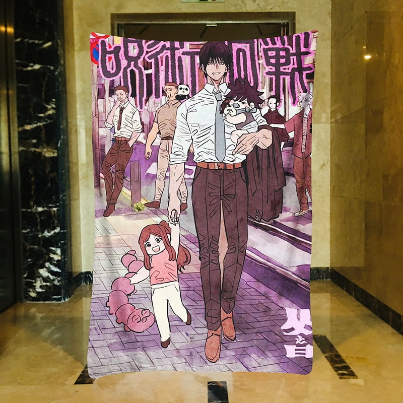 Jujutsu Battle Tiger Staff Yuren Gojo Sato Anime Peripheral Single ...