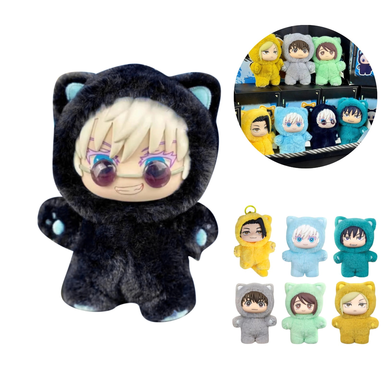 Jujutsu Cat Ear Series Plush Figure – 5.12" Standing Pose Kaisen Plush ...