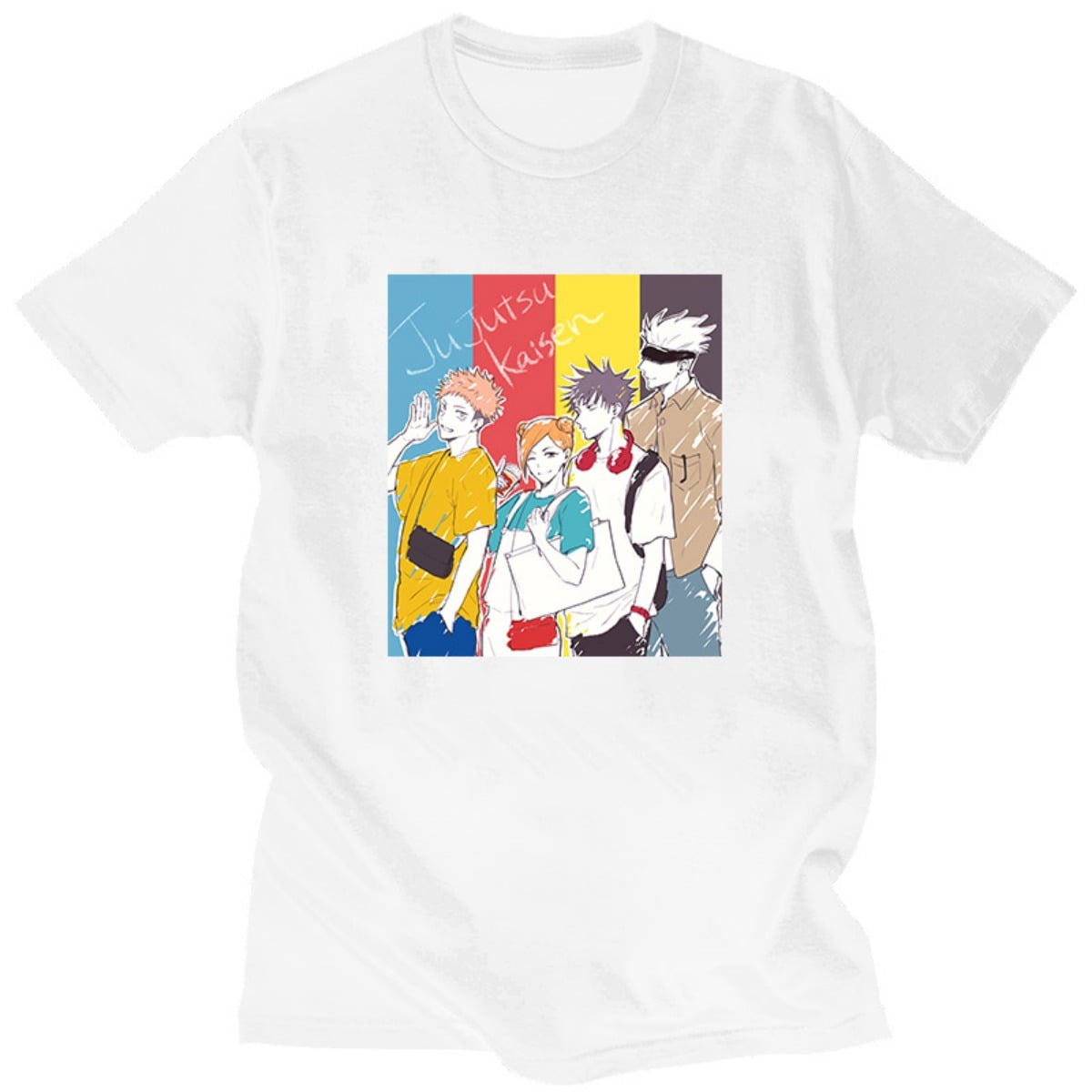 Jujutsu Kaisen Anime Cartoon Saturo Gojo T-Shirts for Men and Women ...