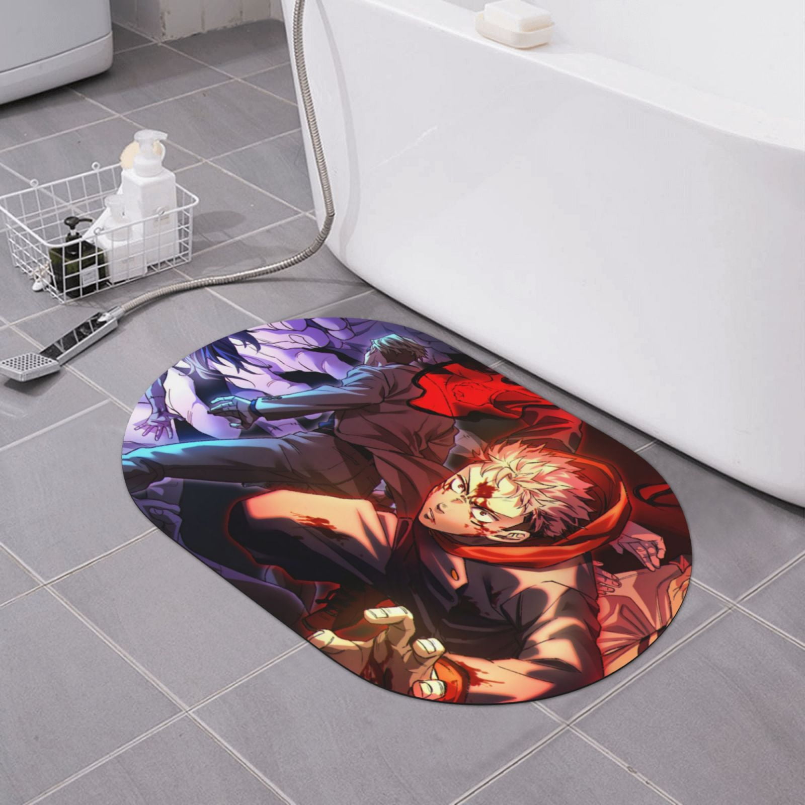 Jujutsu Kaisen Anime Diatom Mud Mat Soft Super Absorbent Bath Mat Non ...