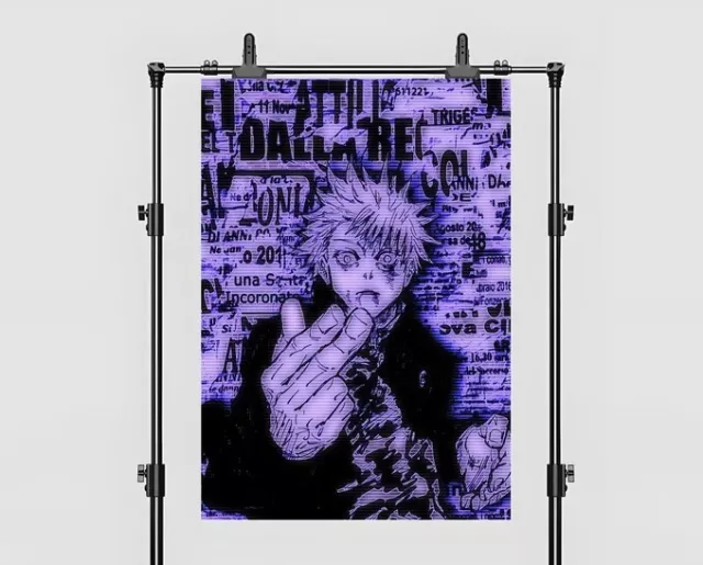Jujutsu Kaisen Anime Gojo Poster, Gojo Wall, Gojo Poster, High Quality ...