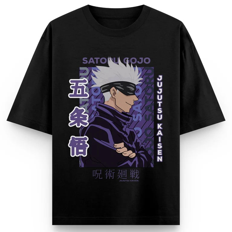 Jujutsu Kaisen Anime Gojo Satoru Printing Cotton T-shirt Men and Women ...