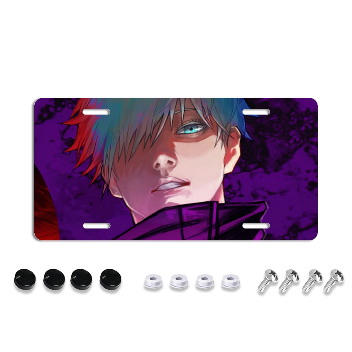 Jujutsu Kaisen Anime License Plate Cover Personalized Car License Plate ...