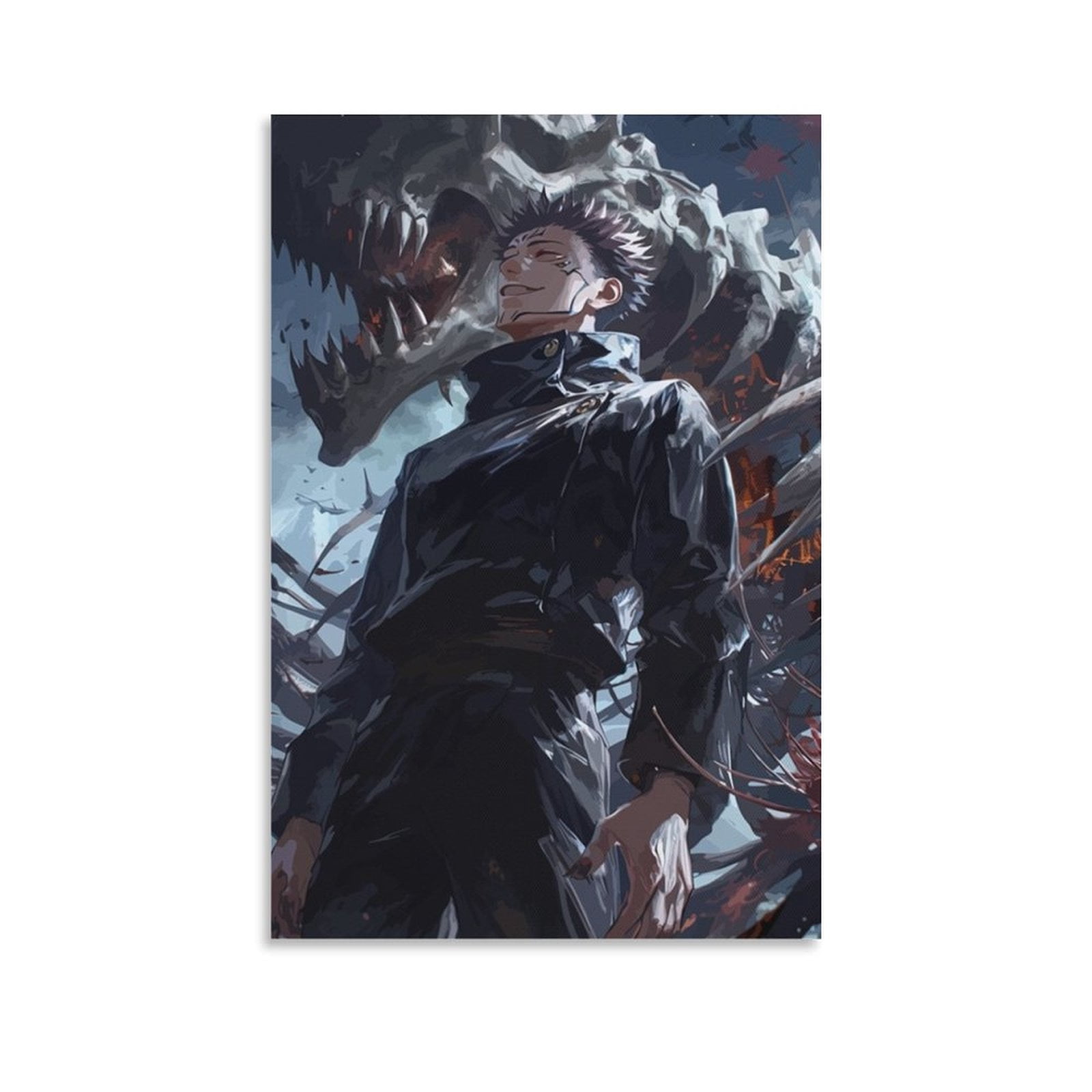 Jujutsu-Kaisen Anime Satoru Gojo And Sukuna (21) Gifts Canvas Painting ...