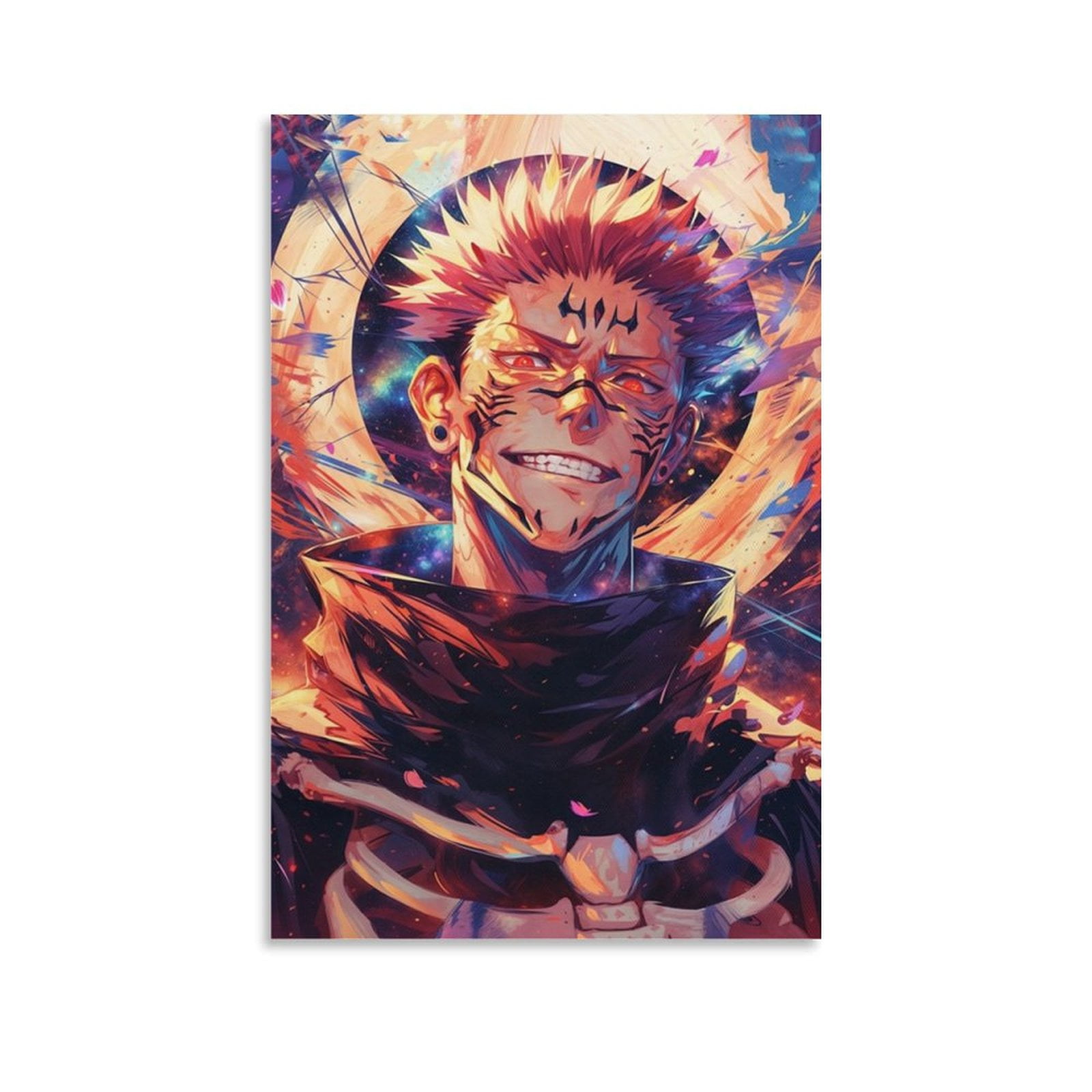 Jujutsu-Kaisen Anime Satoru Gojo And Sukuna (43) Artworks Canvas Poster ...