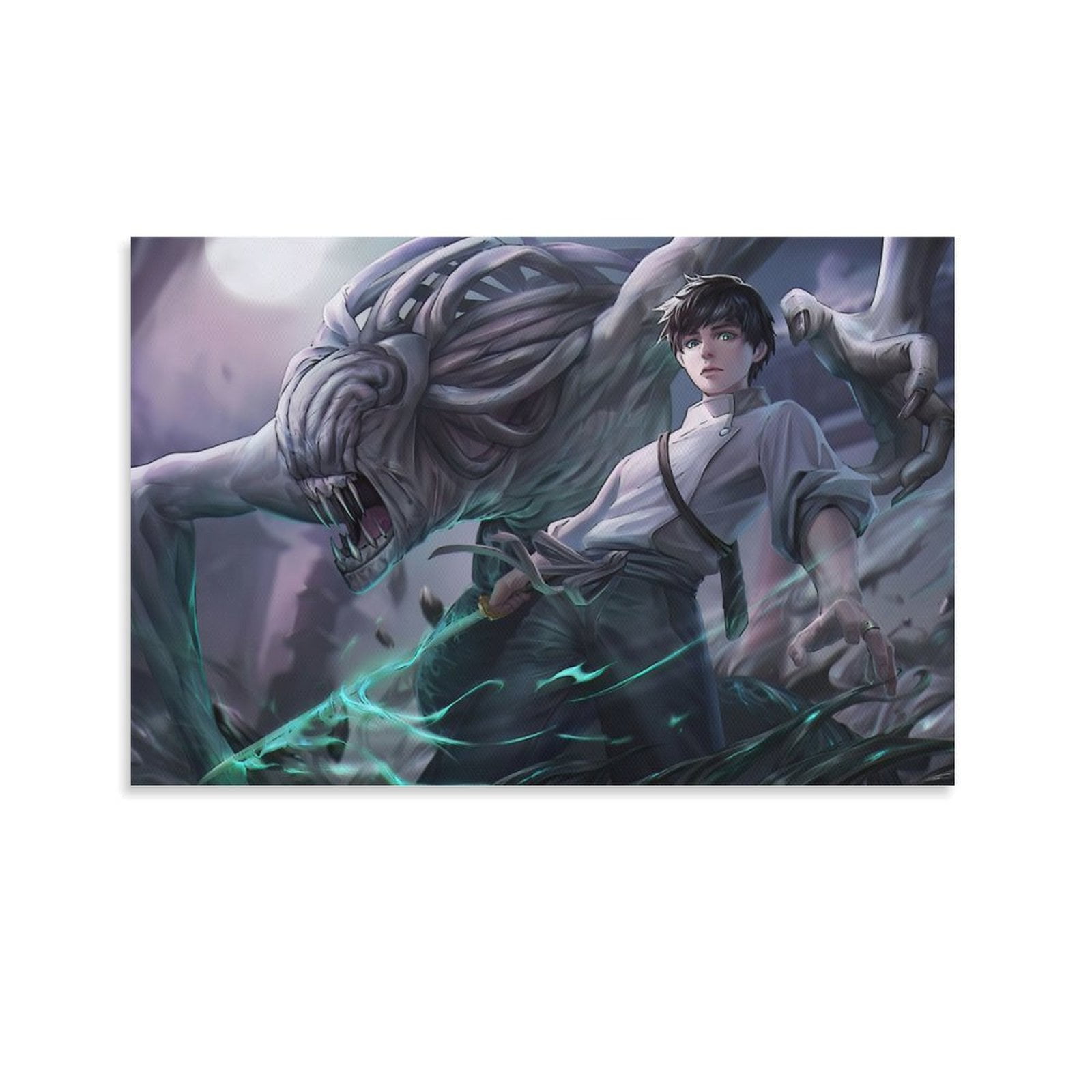 Jujutsu-Kaisen Anime Satoru Gojo And Sukuna (105) Canvas Wall Art ...