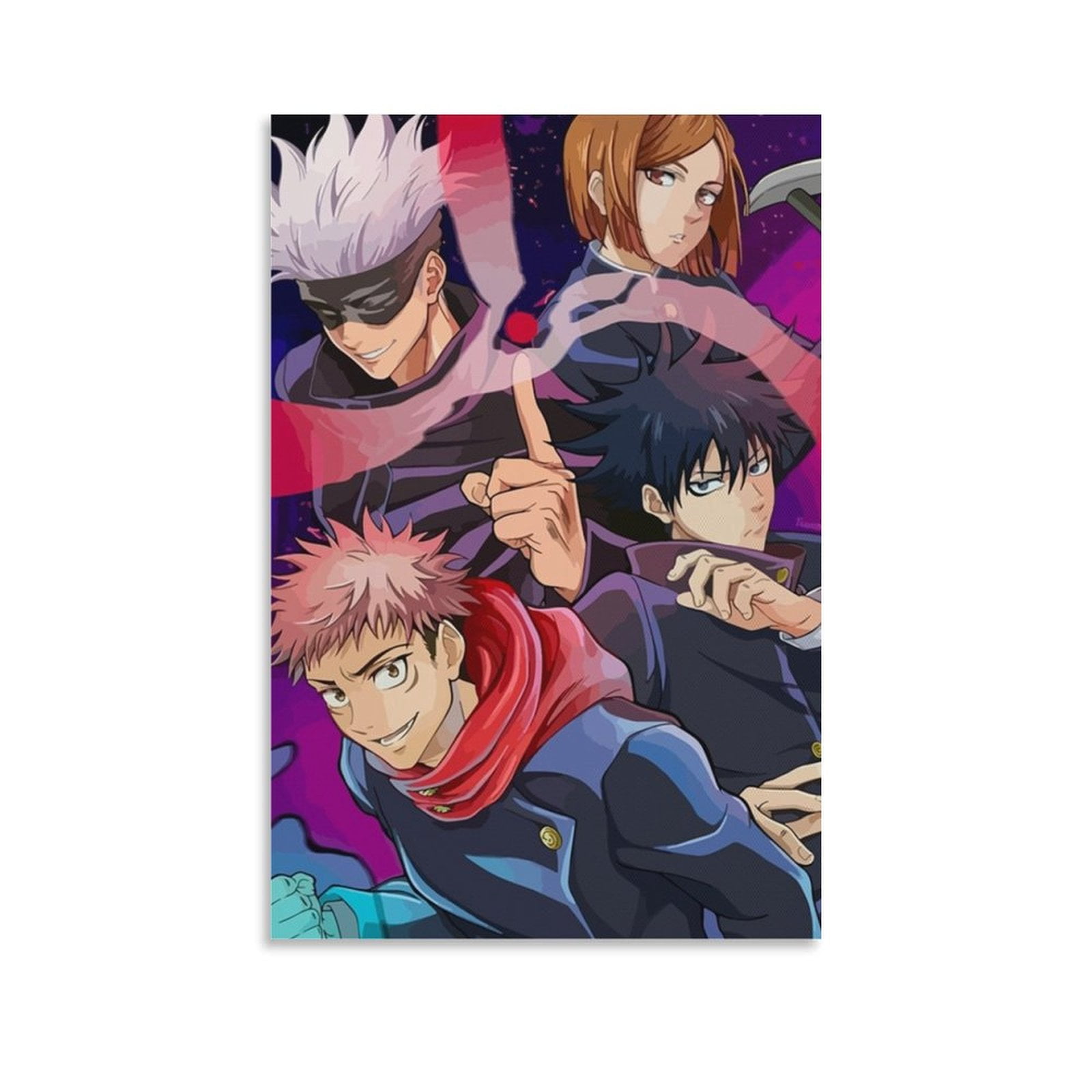 Jujutsu-Kaisen Anime Satoru Gojo And Sukuna (15) Room Aesthetic Poster ...