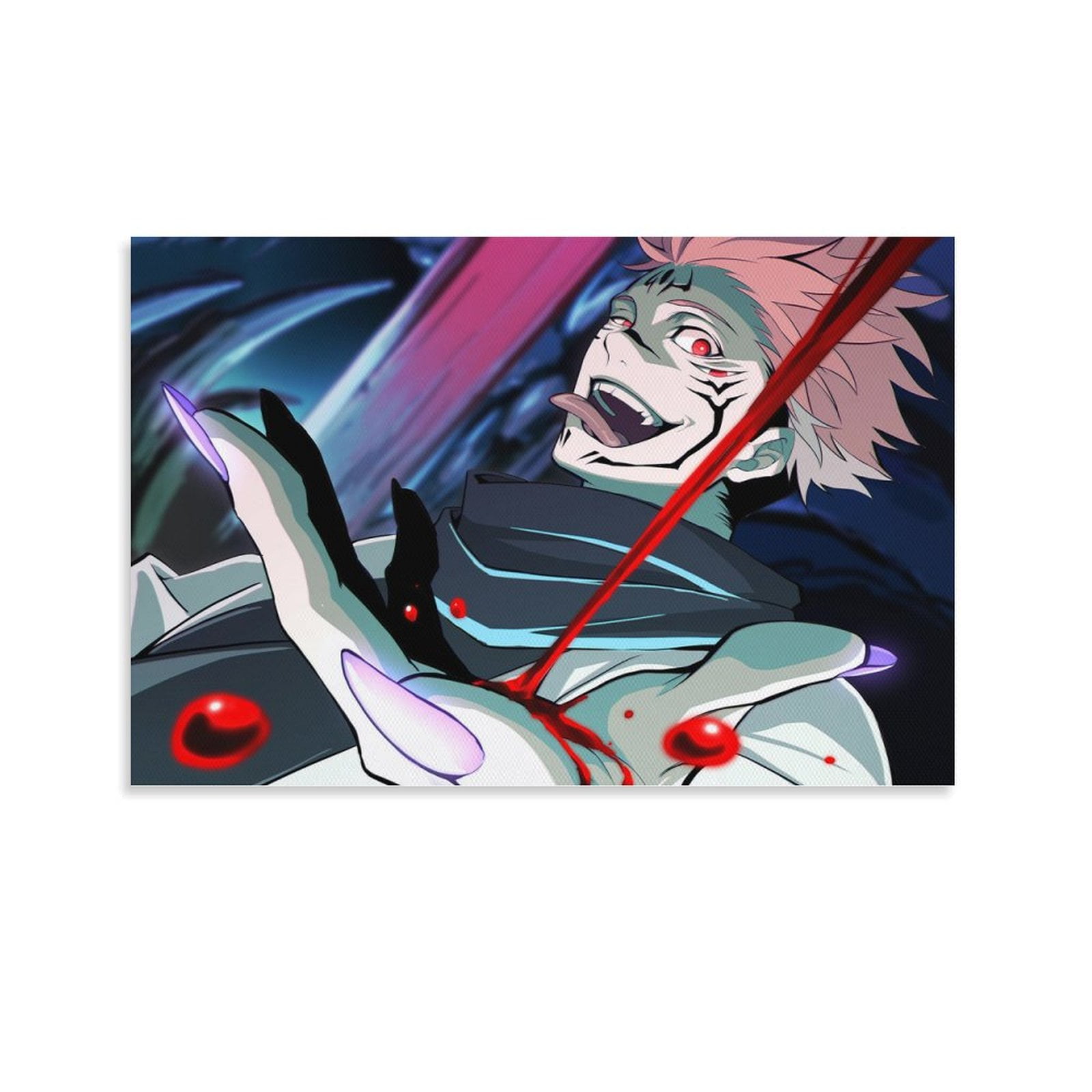 Jujutsu-Kaisen Anime Satoru Gojo And Sukuna (2) Posters Wall Art ...