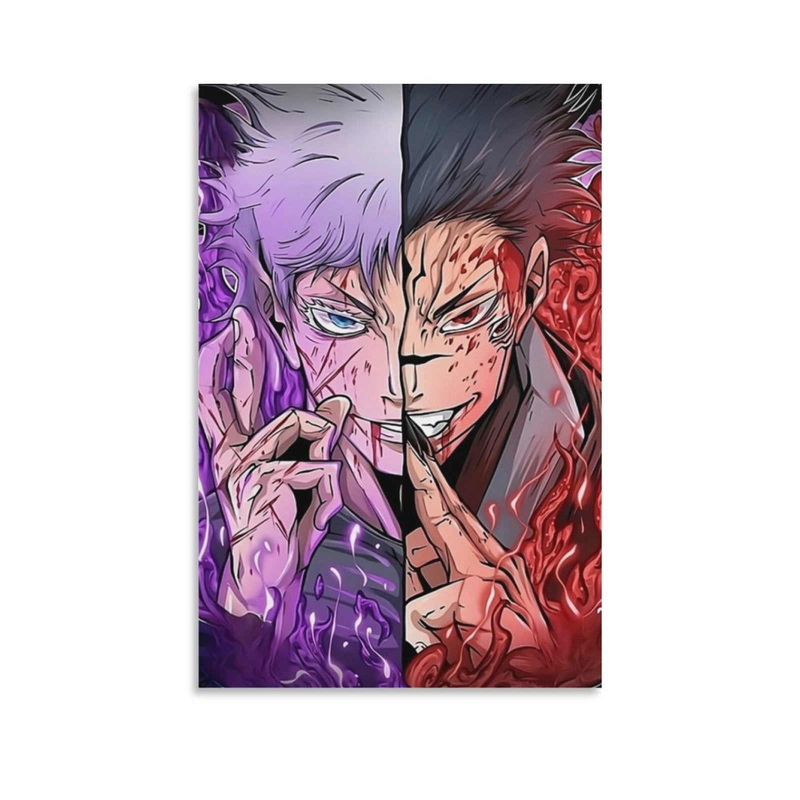 Jujutsu-Kaisen Anime Satoru Gojo And Sukuna (25) Poster Cool Artworks ...