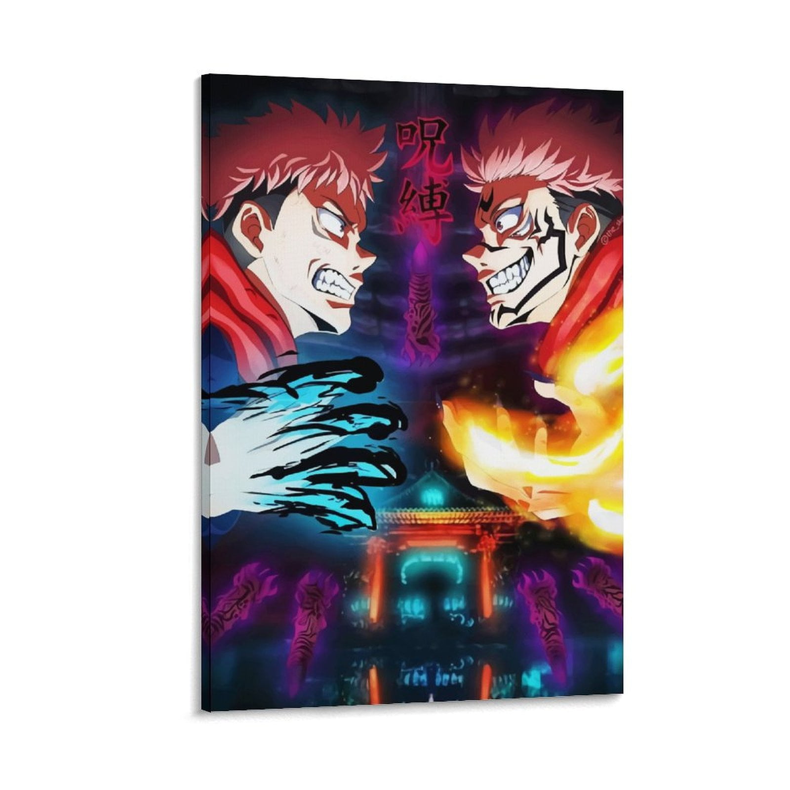 Jujutsu-Kaisen Anime Satoru Gojo And Sukuna (57) Room Aesthetic Poster ...