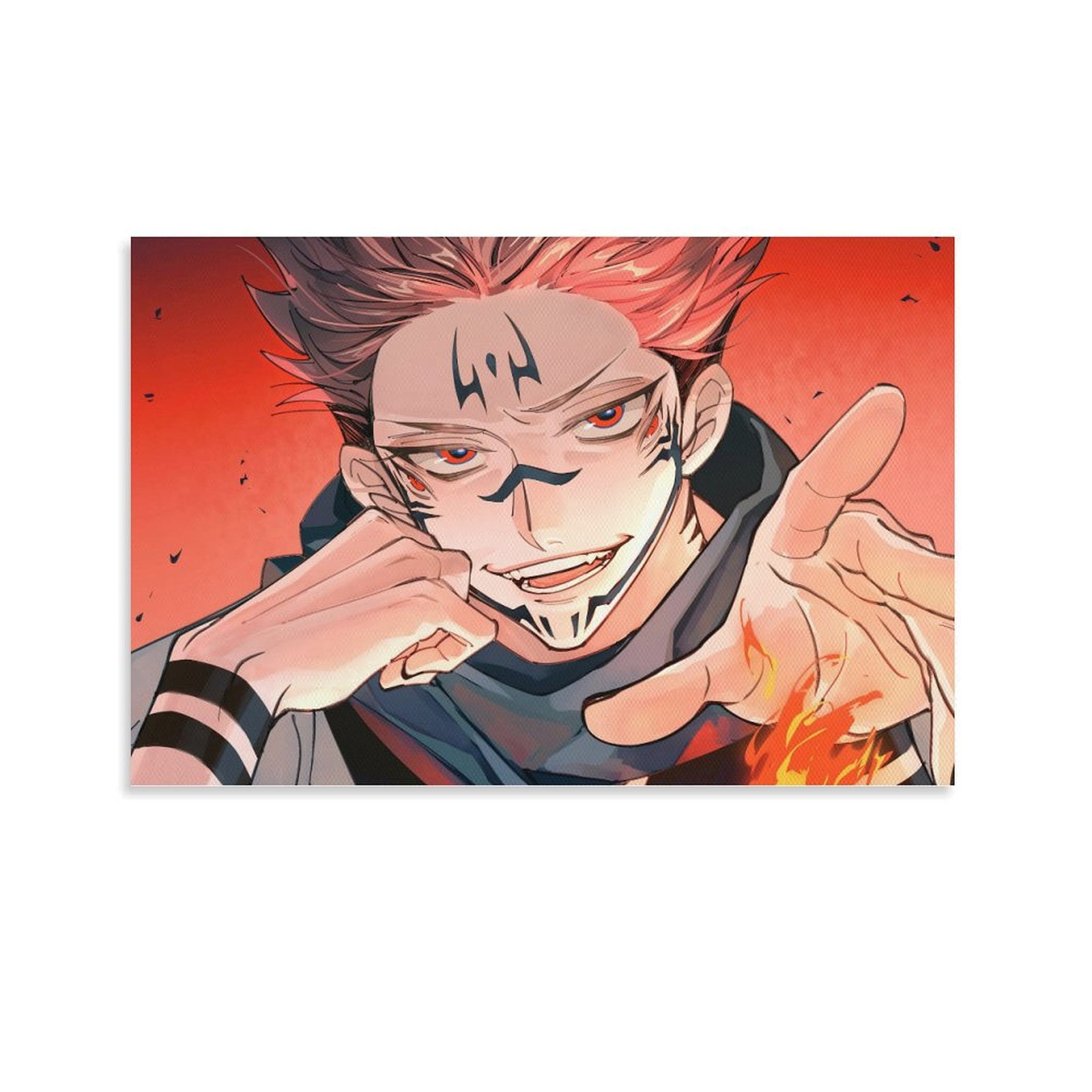 Jujutsu-Kaisen Anime Satoru Gojo And Sukuna (6) Room Aesthetic Poster ...