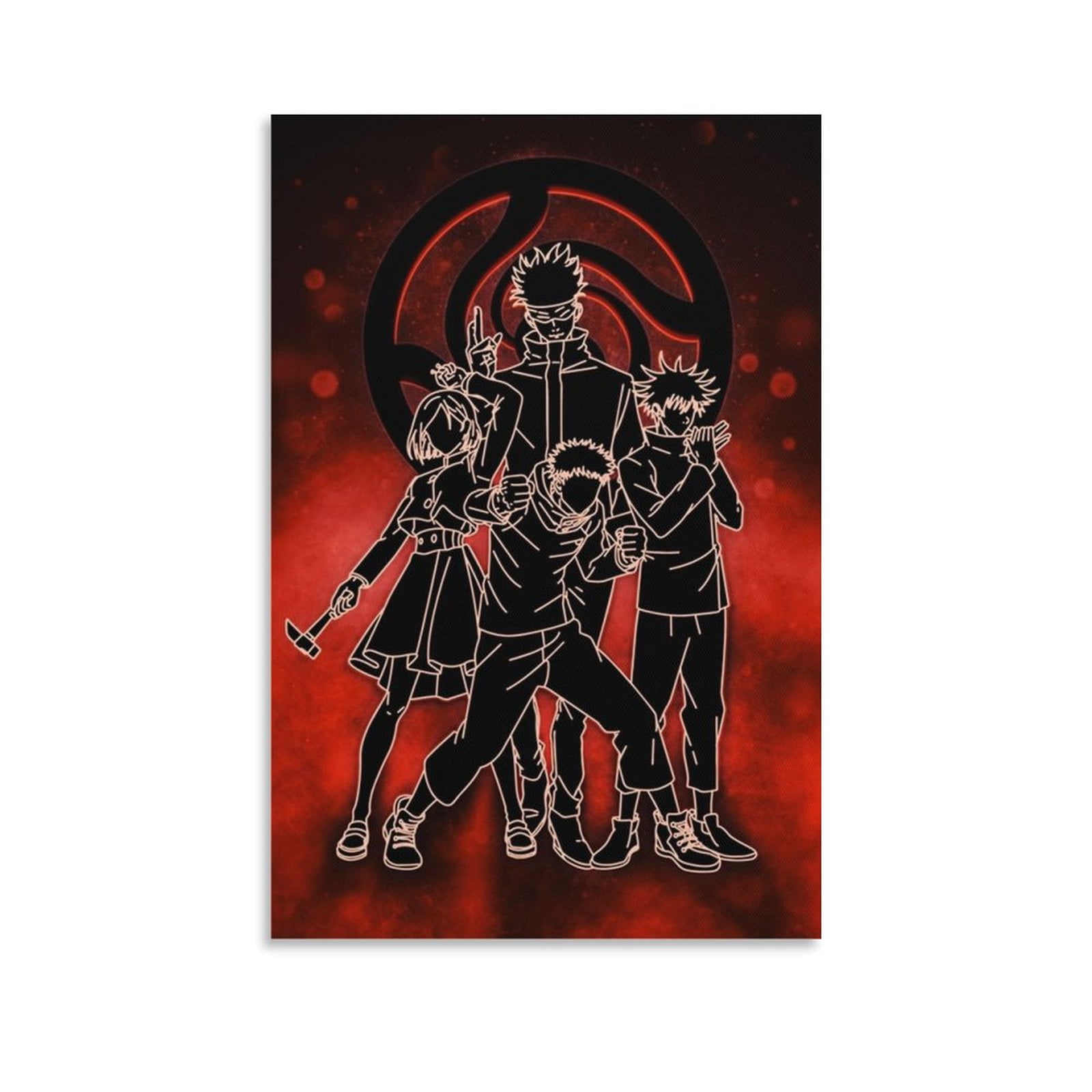 Jujutsu-Kaisen Anime Satoru Gojo And Sukuna (72) Picture Print Canvas ...