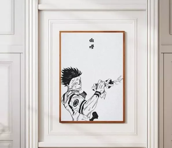 Jujutsu Kaisen Anime Sukuna Poster, Skuna Wall Art, Jjk Poster, High ...