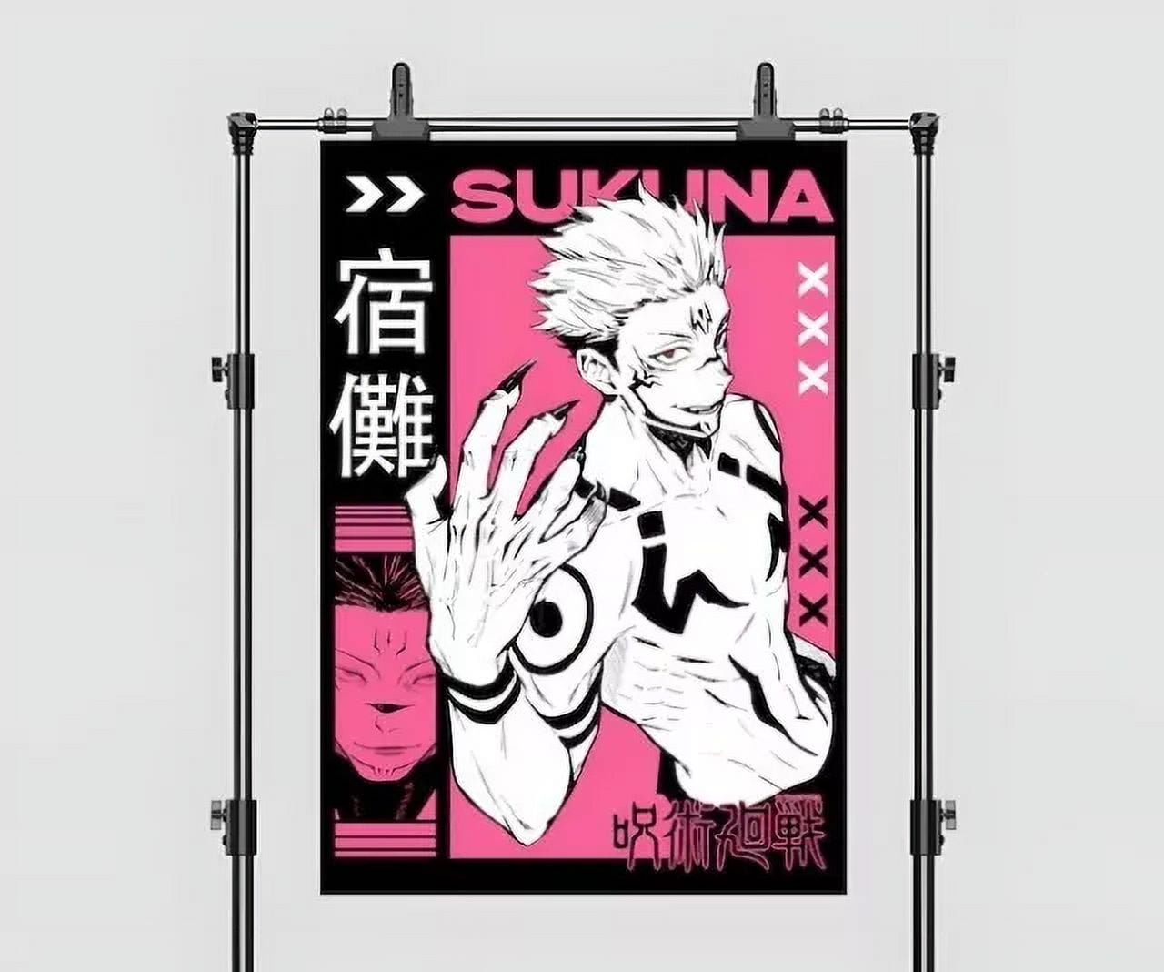Jujutsu Kaisen Anime Sukuna Poster, Sukuna Wall Art, Jjk Poster, High ...