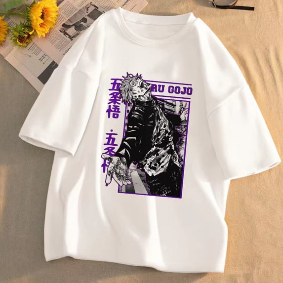 Jujutsu Kaisen Anime T-Shirt Unisex Graphic Tee Summer Short Sleeve ...