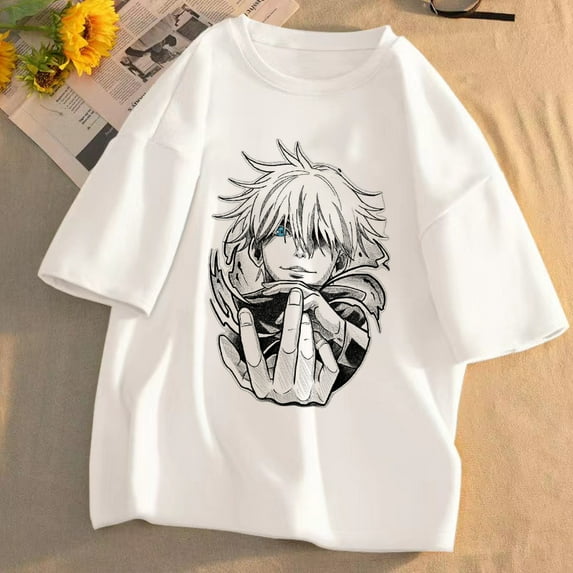 Jujutsu Kaisen Anime T-Shirt Unisex Graphic Tee Summer Short Sleeve ...