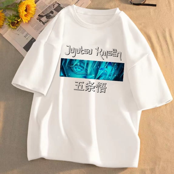 Jujutsu Kaisen Anime T-Shirt Unisex Graphic Tee Summer Short Sleeve ...