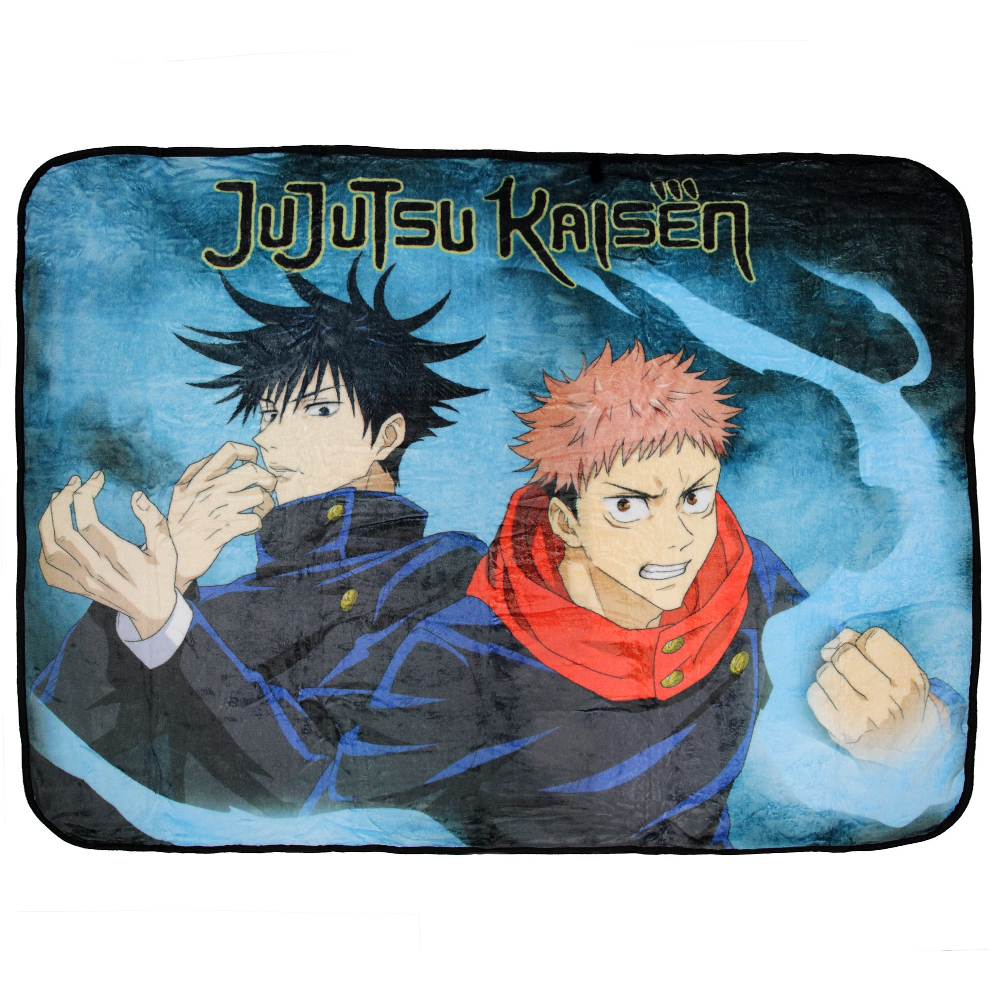 Jujutsu Kaisen Anime Yuji Itadori And Megumi Fushiguro Soft Plush Throw ...