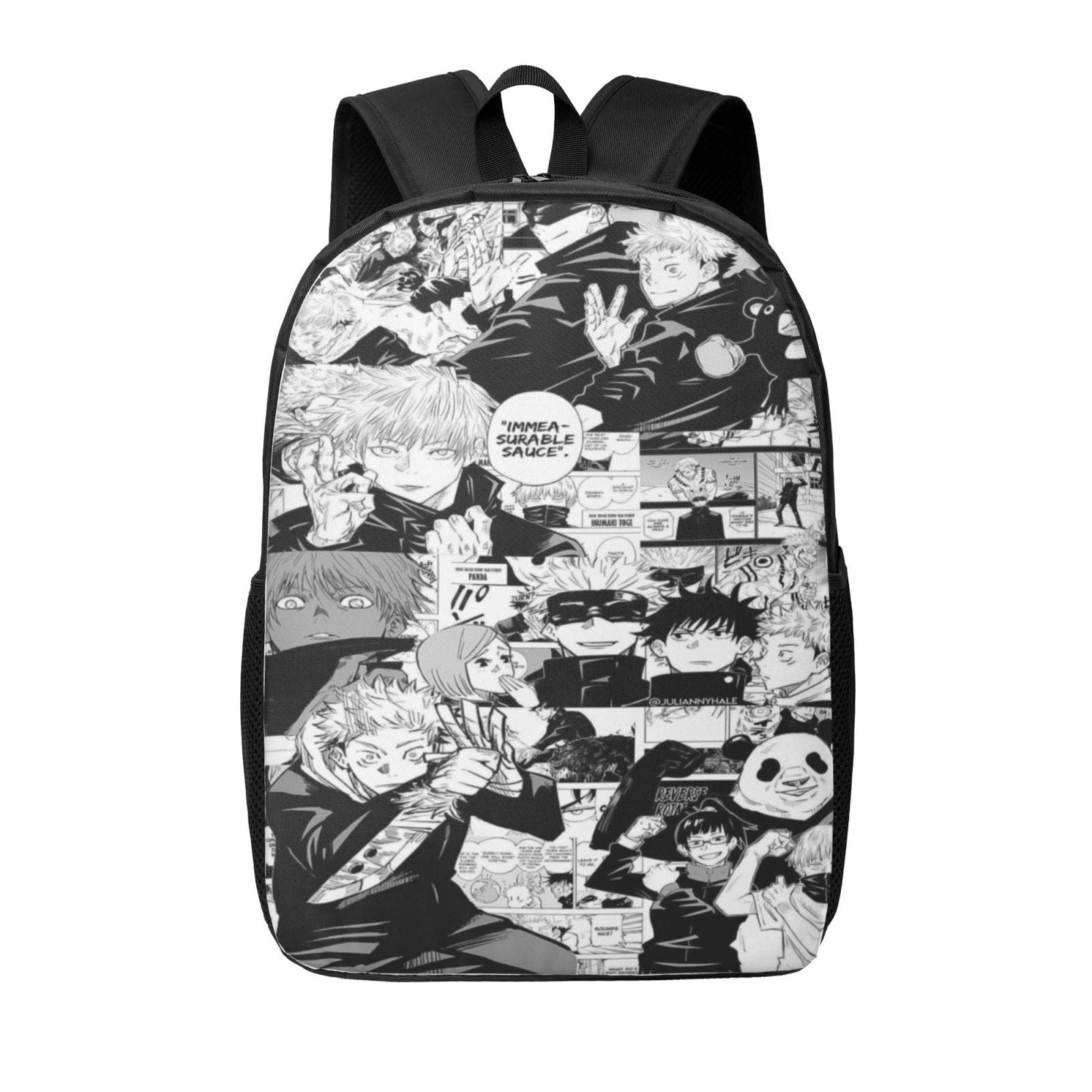 Jujutsu Kaisen Backpack Cartoon Print Backpack 17 Inch Lightweight ...