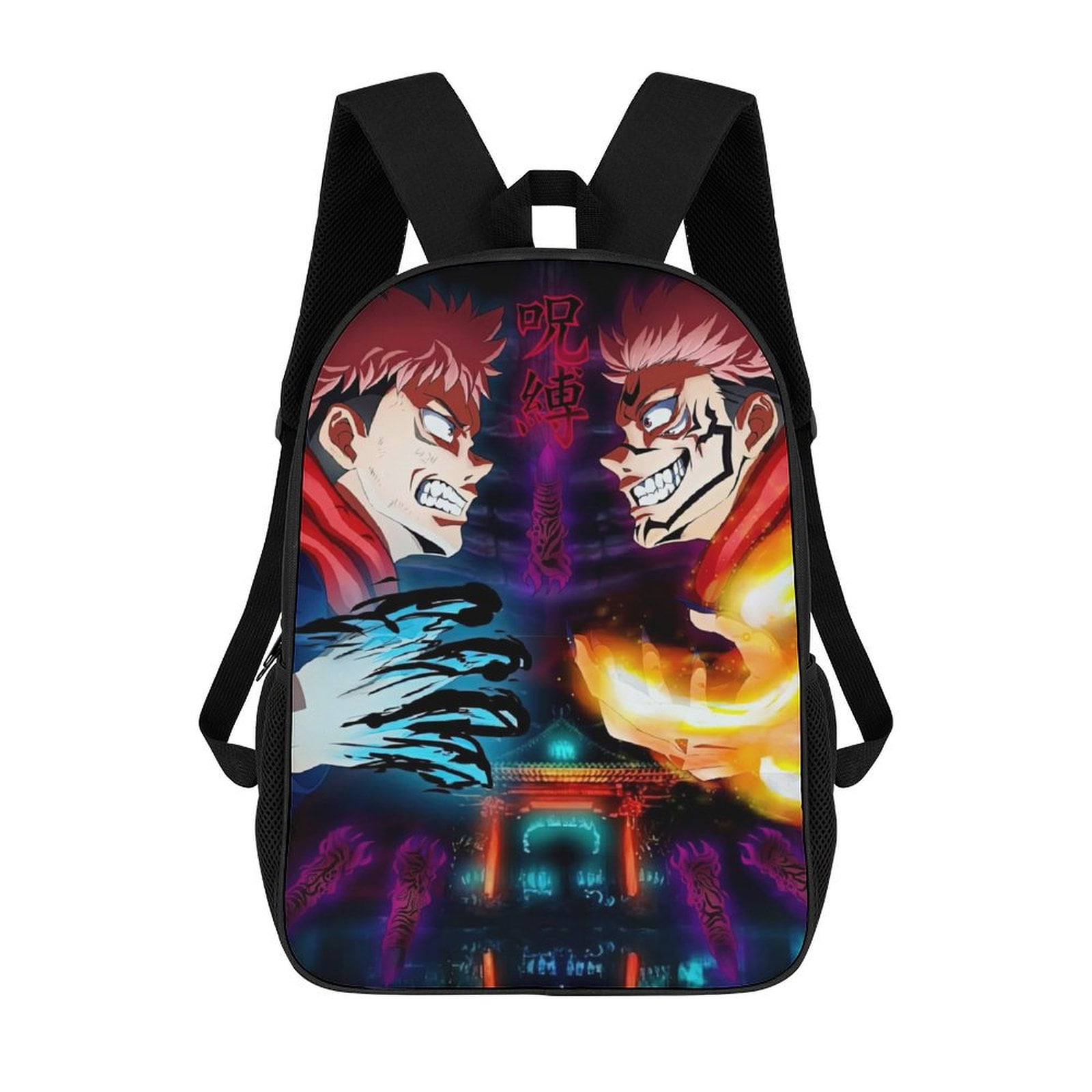 Jujutsu Kaisen Backpack Cartoon Bag Casual Daypack Large Capacity ...