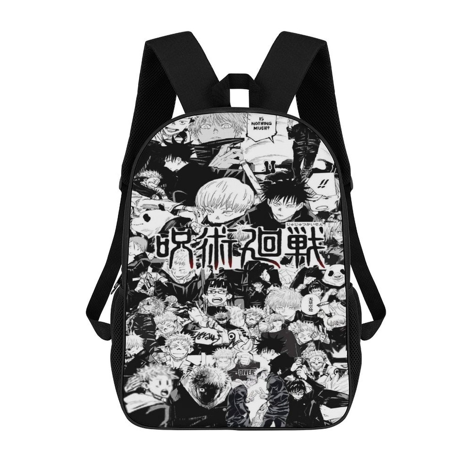 Jujutsu Kaisen Backpack Cartoon Bag Casual Daypack Large Capacity ...
