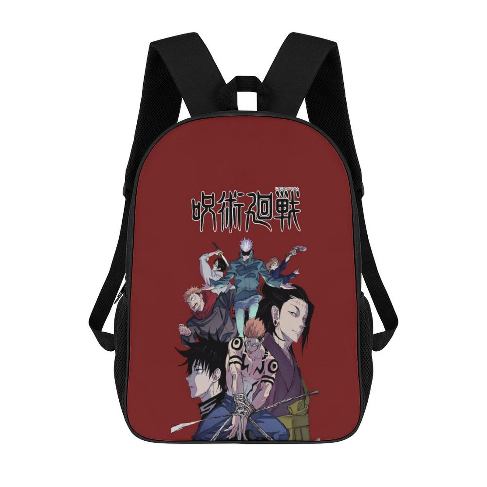 Jujutsu Kaisen Backpack Cartoon Casual Shoulder Daypack Large Capacity ...