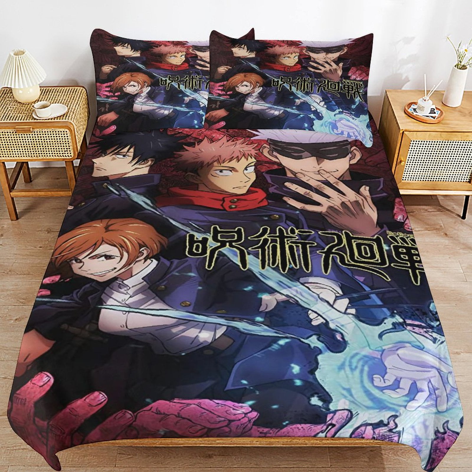 Jujutsu Kaisen Bed Duvet Cover Microfiber Bedding Sets 3D Printed ...