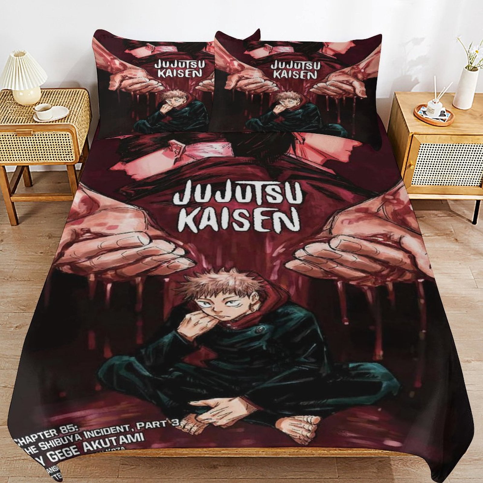 Jujutsu Kaisen Bed Duvet Cover Microfiber Bedding Sets 3D Printed ...