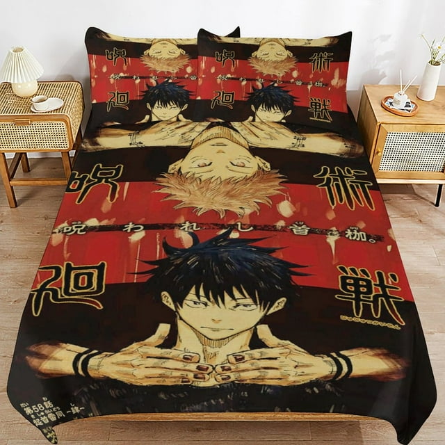 Jujutsu Kaisen Bed Duvet Cover Microfiber Bedding Sets 3D Printed ...