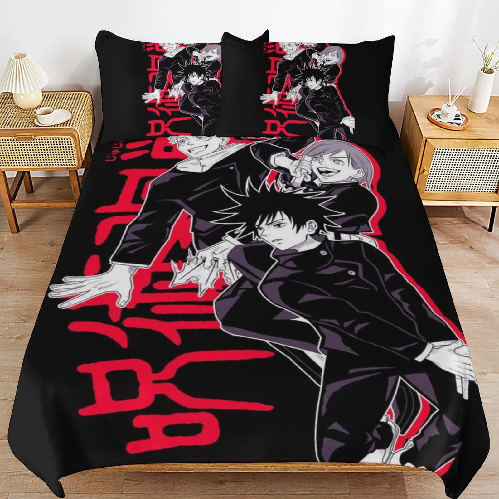 Jujutsu Kaisen Bedding Set Duvet Cover Comfortable and Lightweight ...
