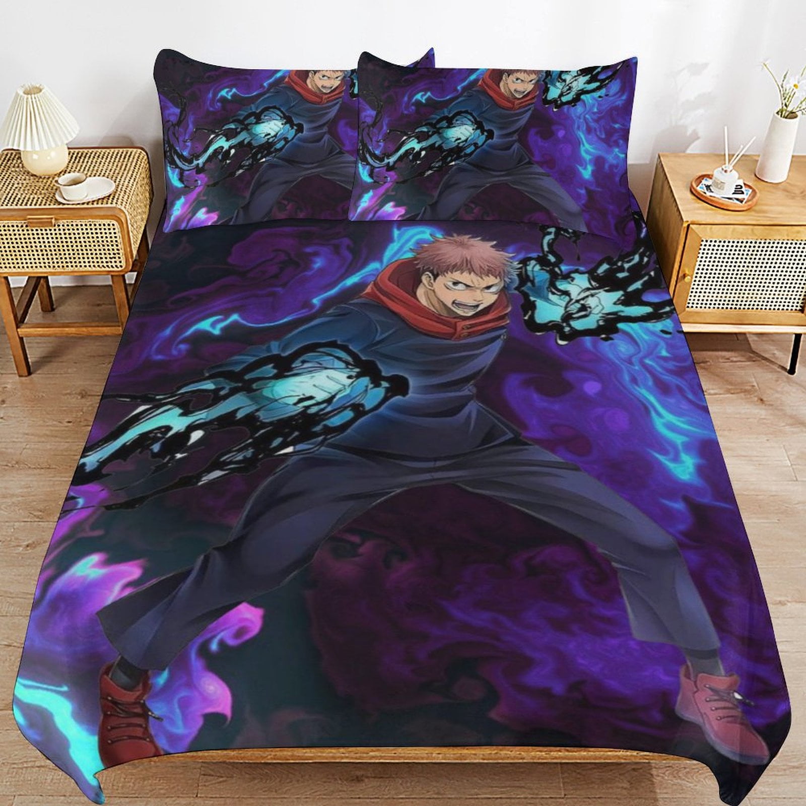 Jujutsu Kaisen Bedding Set Duvet Cover Comfortable and Lightweight ...